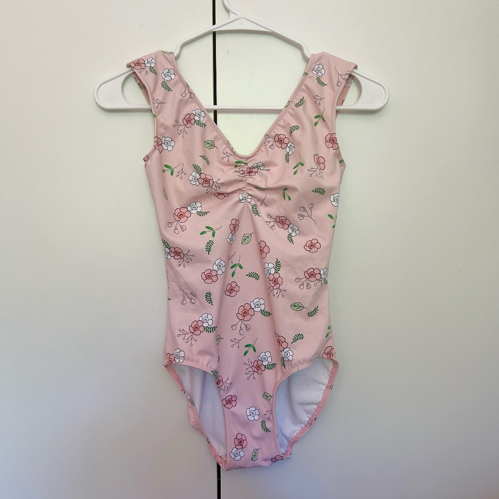 Custom Floral-Print Eleve Leotard - Gem